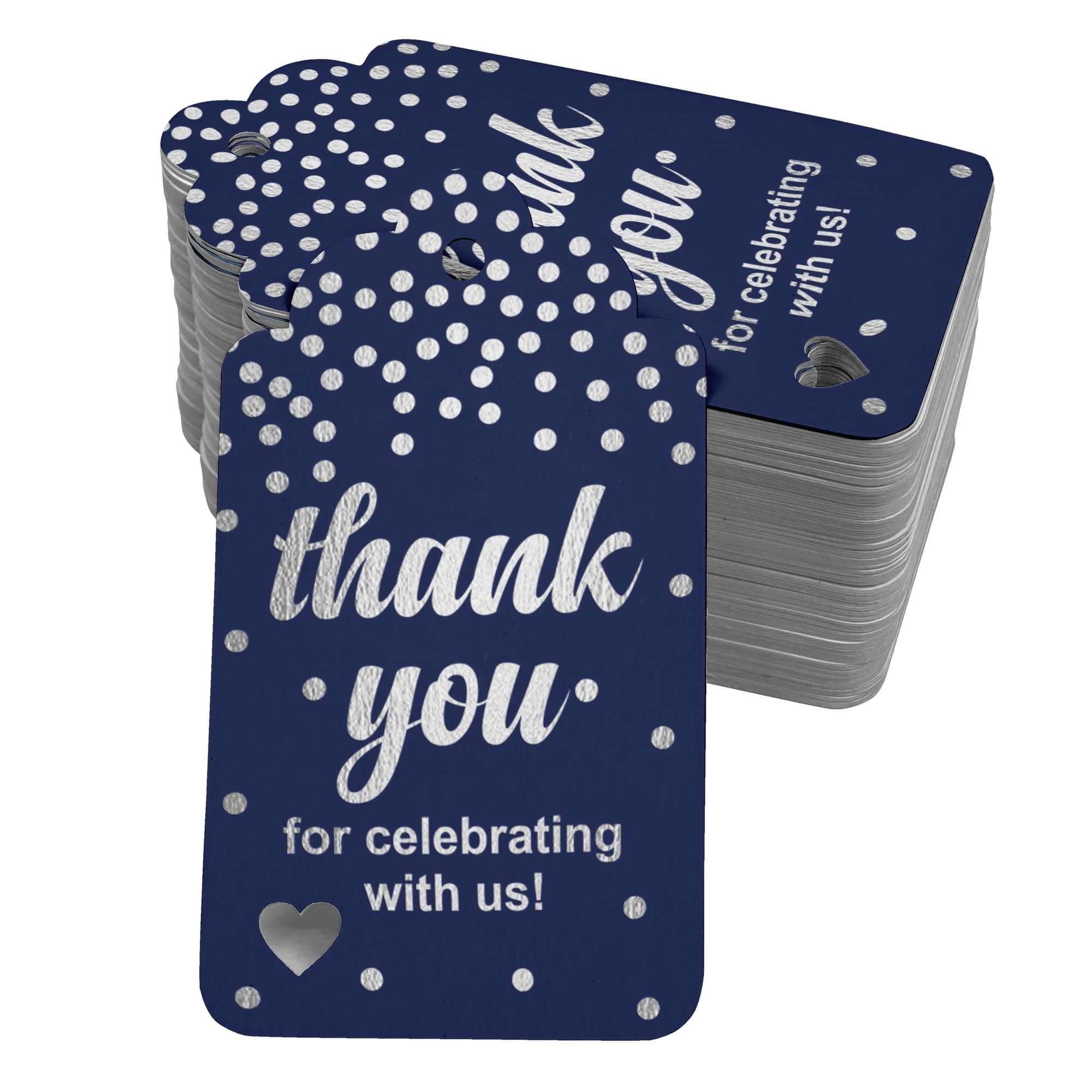 Click here for Inkdotpot Real Silver Foil Thankyou For Celebratin... prices