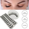 DONGGWTS 50 Pairs Of Handmade False Eyelashes Set Velour Lashes ...