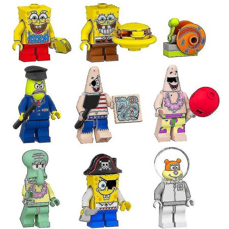 Spongebob Squarepants Building Blocks Doll Octopus Br Sent Big Star ...