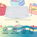 A1 Unlimited Reusable Plastic Cake Containers with Lids 12x4.75 in ...