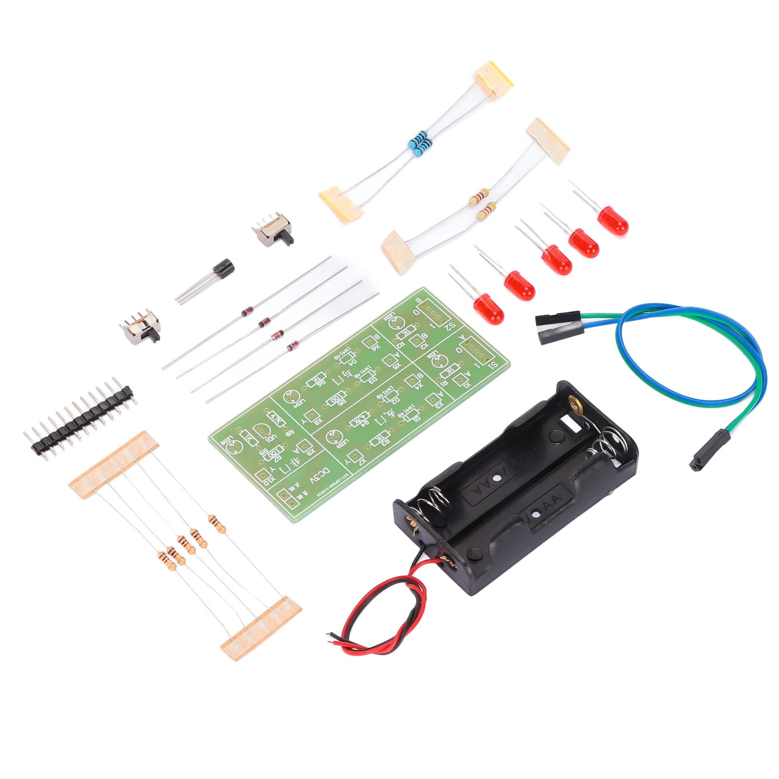 Electrónica para bricolaje, circuito de compuerta de componentes ...