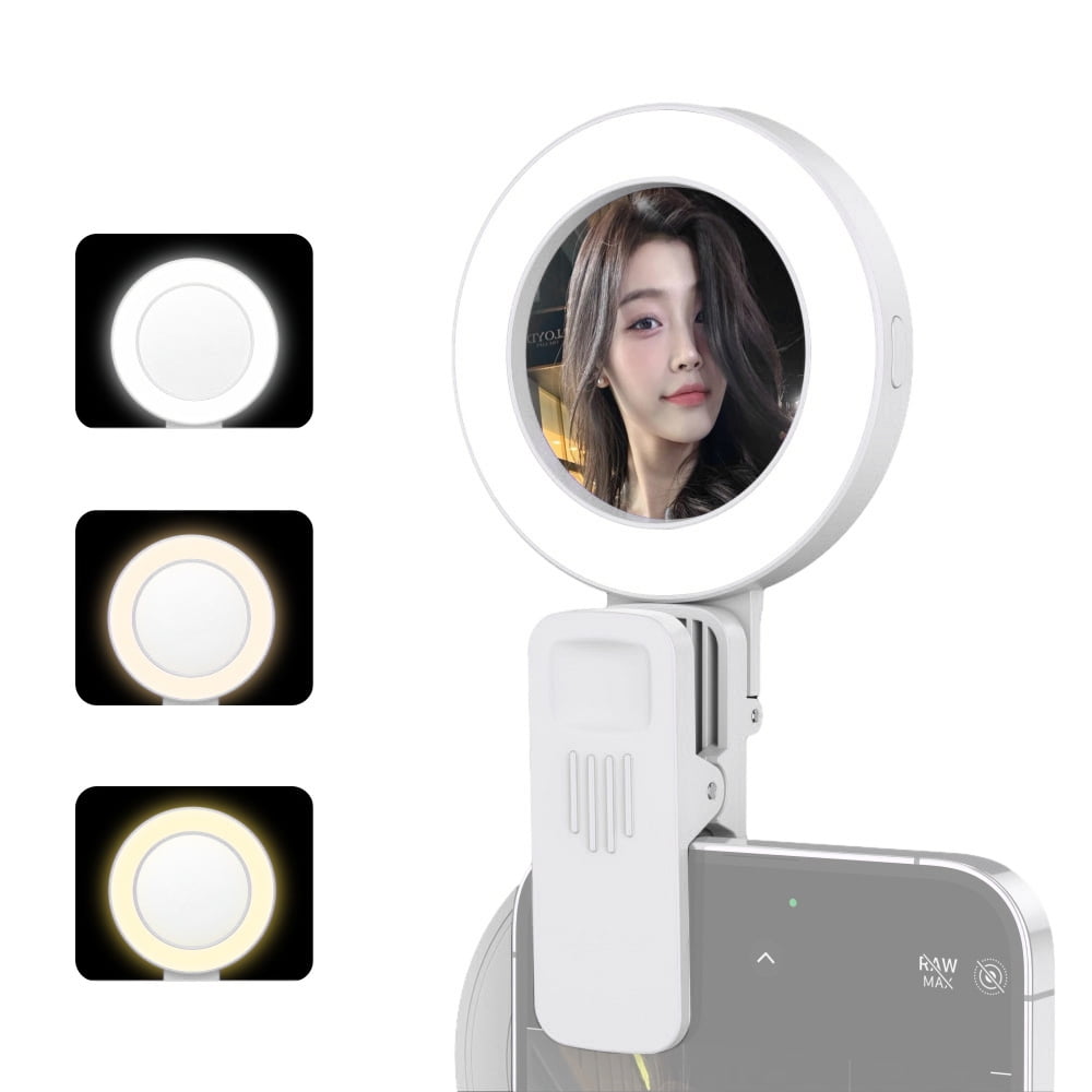 Click here for Flyflise Clip-On Selfie Ring Light For Phone With... prices