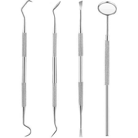 Oral Dentistry Dental Hygiene Tool Set Stainless Steel Dental Probe ...