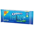 OREO Thins Mint Creme Chocolate Sandwich Cookies, Family Size, 13.1 oz ...