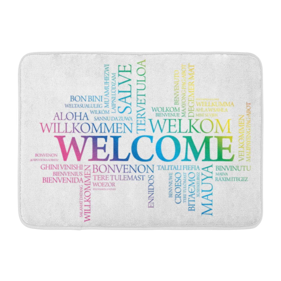 SIDONKU Collage Welcome Word Cloud in Different Languages International ...