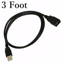 3ft USB 2.0 Male to Female Extension Data Charger Cable Cord Adapter M ...