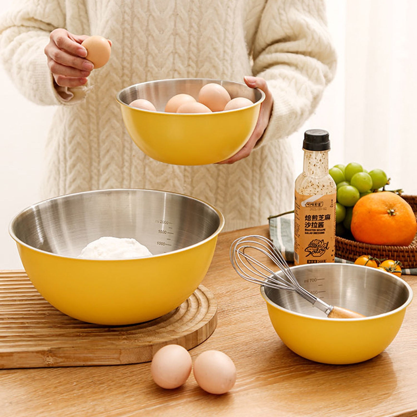 Iumwxz Plates Rust Steel Thickened Multi-Functional Large Basin ...