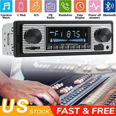 Single Din Blue tooth Car Radio Audio 24V USB/SD/MP3 Player In Dash Aux ...