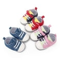 Baby Shoes Kids Two-Tone Colour Scheme First Walking Shoes Non-Slip ...