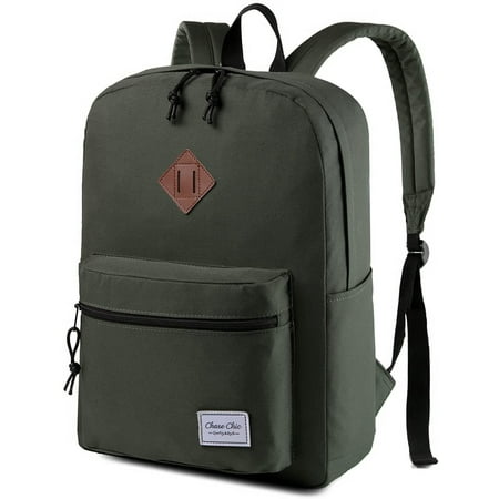 School Backpack, IYEFENG Casual Backpack Gray Unisex Classic ...
