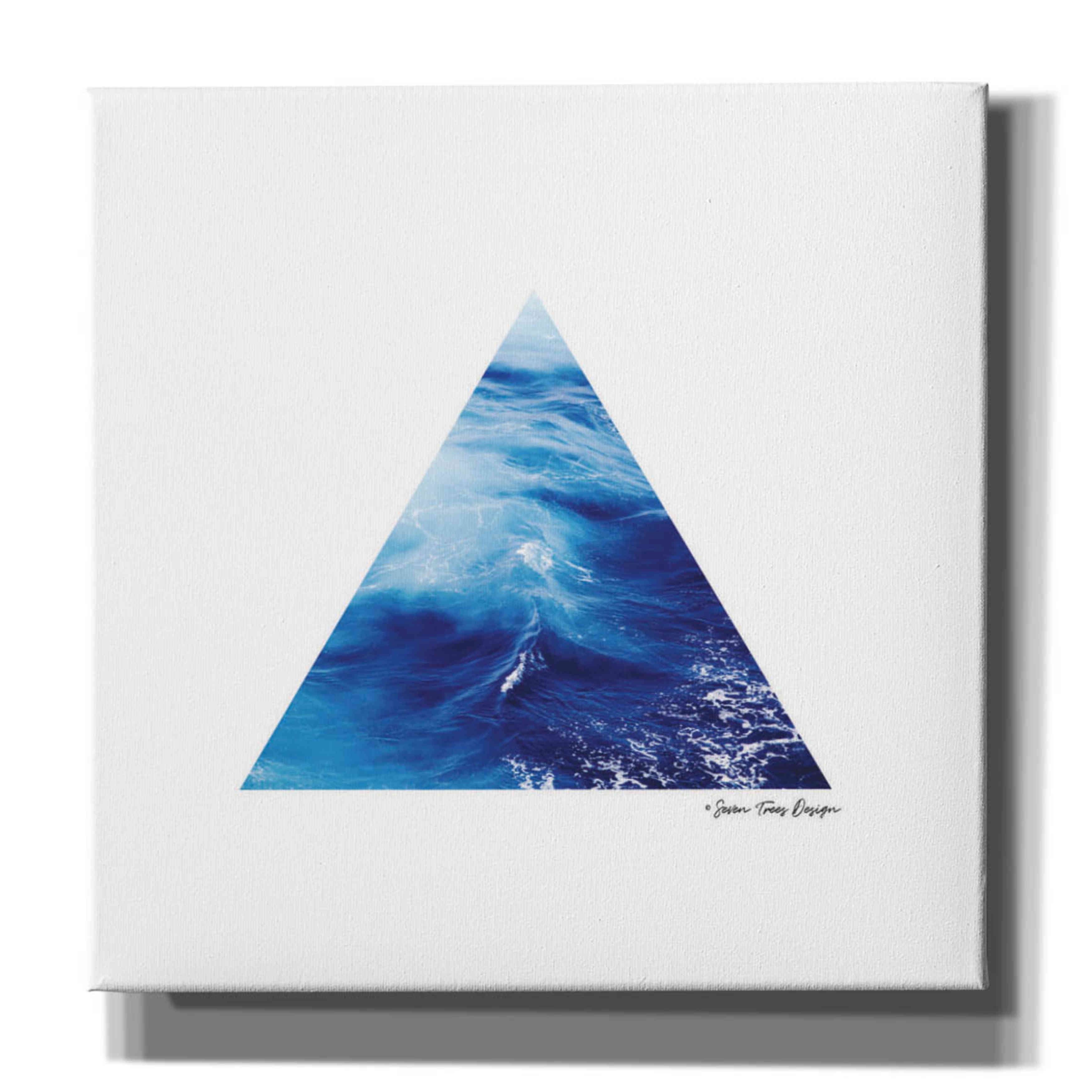 Epic Graffiti 'Ocean Triangle' by Seven Trees Design, Canvas Wall Art ...
