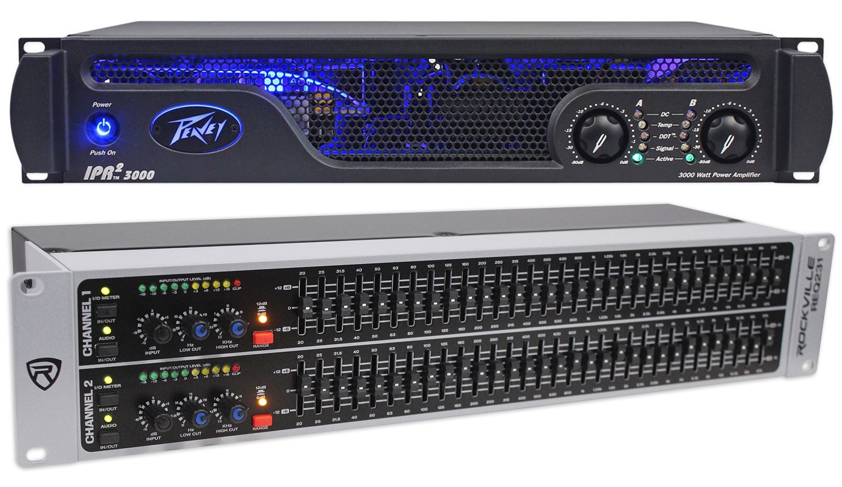 Peavey IPR2 3000 Class D Professional Power Amplifier 3,000 Watt Amp ...