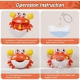 KORIMEFA Crab Bubble Bath Maker with Music, Foam Maker Machine for Kids ...