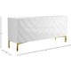 Meridian Furniture Collette Solid Wood Sideboard Buffet in White ...