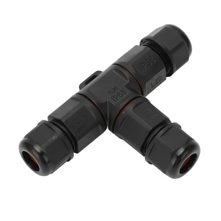 3 Way Junction Box Connector, Waterproof 3 Pole Cable Connector IP68 ...