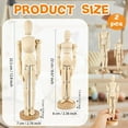 4 Pack 8 Inch 12 inch Artist Wooden Manikin Doll Wood Drawing Mannequin ...