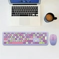 Hmkmyi Wireless Keyboard And Mouse Combo 2 4g Full Size Retro