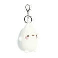 Aurora - Mini White Molang - 4" Molang Keychain - Playful Stuffed ...