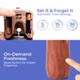 Automatic Air Freshener Spray Dispenser with Wood Design, Battery ...
