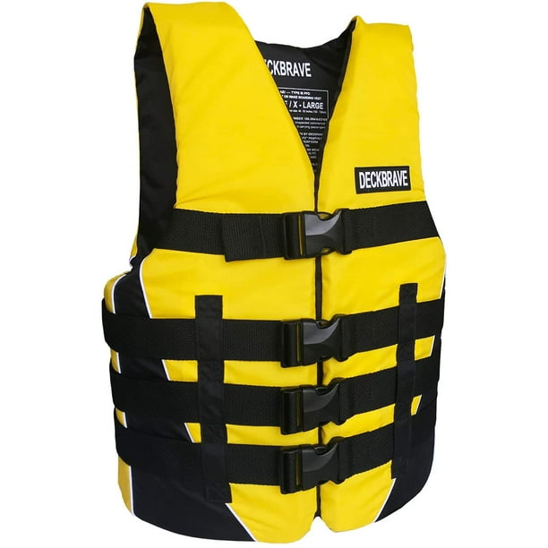Adult Type I Canadian ULC Approved Life Jacket Nylon Foam Life Vest for Water Sports - Walmart.ca