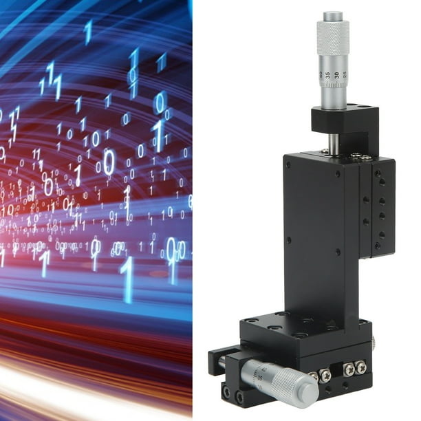 Manual XZ Axes Linear Stage, Black Anodized Surface Linear Stage for Optical Fiber Coupling ...