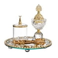 Arabian Burner Censer Ornament Metal Aureate Holder with Storage Jar ...