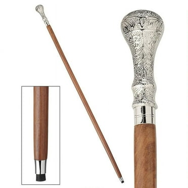 Empress Collection: Dapper Dan Solid Hardwood Walking Stick - Walmart.com