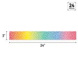 Creative Teaching Press Core Decor Messy Dots on Rainbow EZ Border ...