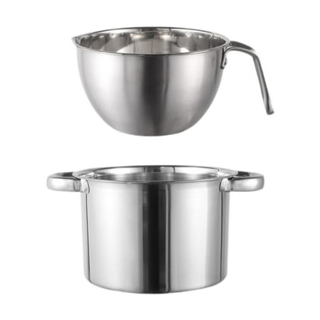 simhoa Double Boilers Chocolate Pot Flat Bottom Boiler Pot for Cheese ...