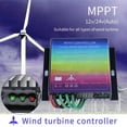 500/800W-Mppt Wind Turbine Controller With Overcharge Protection Ip67 ...