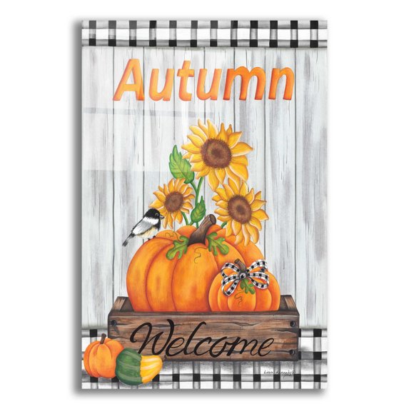 Epic Art 'Autumn Welcome' by Lisa Kennedy, Acrylic Glass Wall Art, 16 ...