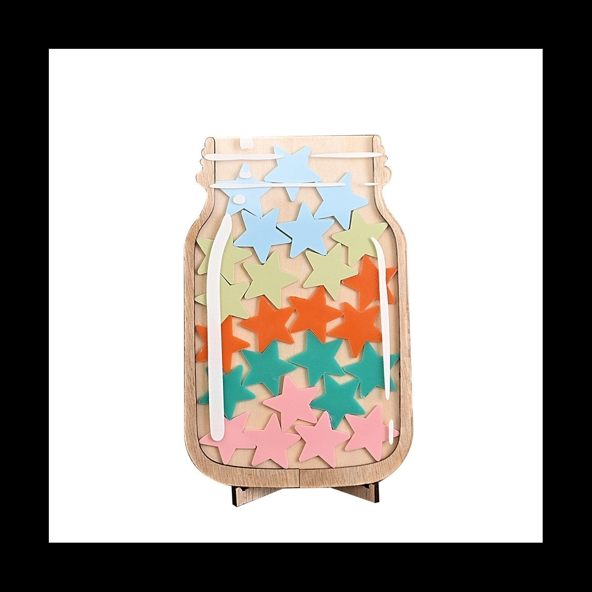 Tarro de Recompensas para NiñOs con Estrellas Tablero de Recompensas de ...