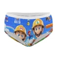 Game Mario Bros Luigi Women's Brief Sexy Breathable Elastic Bikini ...