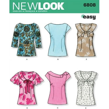 New Look Sewing Pattern 6229 Misses Dresses, Size A (8-10-12-14-16-18 ...