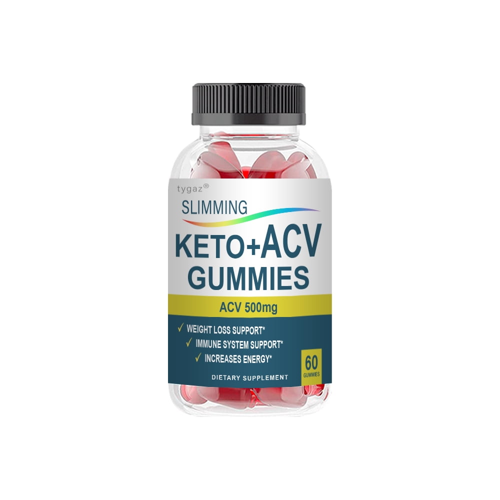 (Single, 60 Gummies) Slimming Gummies - Slimming ACV Keto Gummies ...