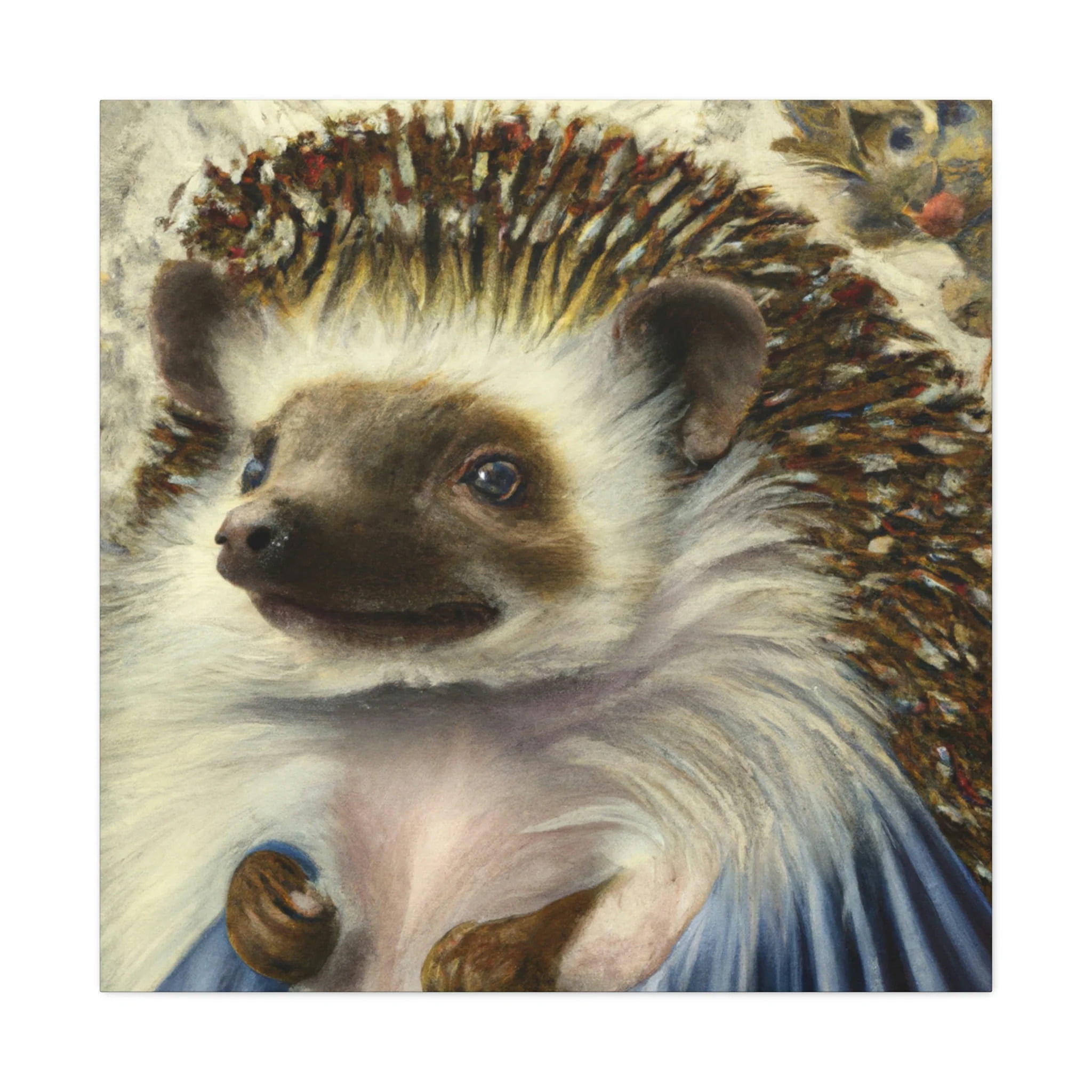 Hedgehogs in Baroque - Canvas - Walmart.com