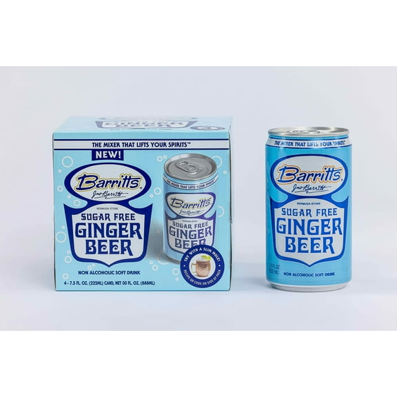 Barritt's Original Ginger Beer, 12 Pack, 12oz Cans, Spicy Cocktail ...