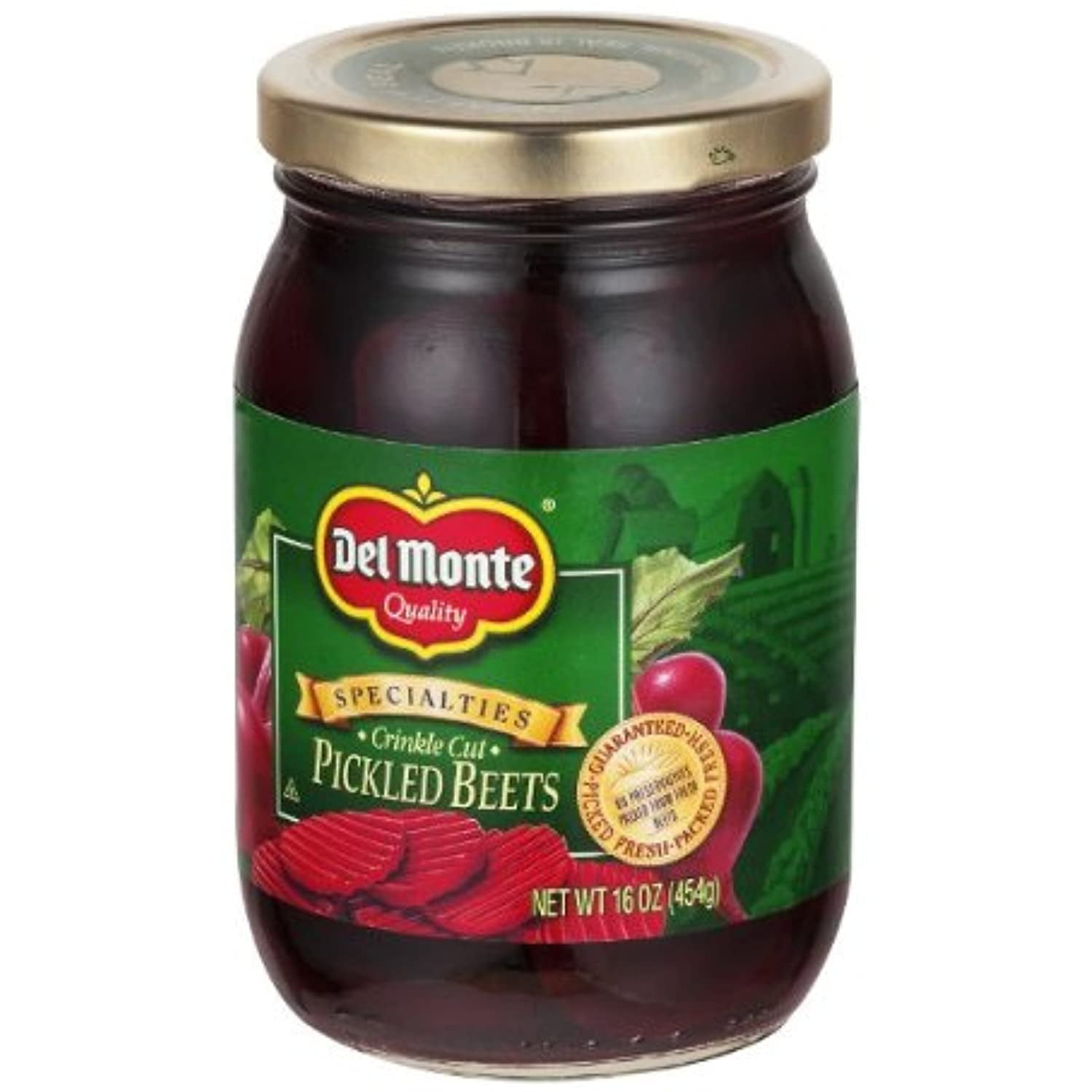 Del Monte Specialties Crinkle Cut Pickled Beets, 16 Oz (Pack Of 1 ...