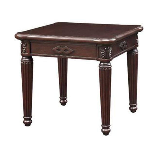HomeRoots 488081 24 x 26 x 26 in. Espresso Solid Wood & Manufactured ...