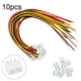 10 Sets Of for Jst Xh2.54mm Wire And Cable Connectors 2-4 Pin Male Female 24Awg 3P - Walmart.com