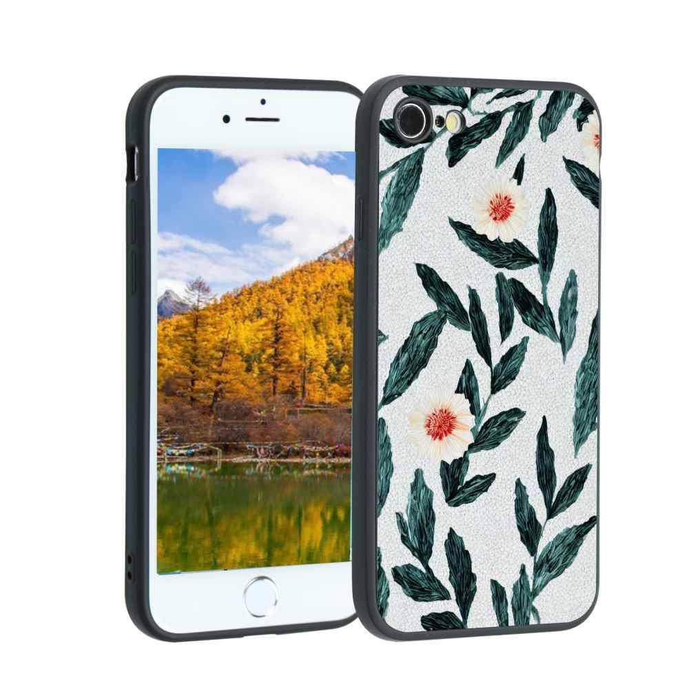 Floral-313 Phone Case, Degined for iPhone 8 Case Men Women, Flexible ...