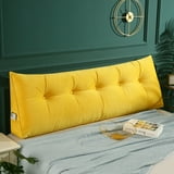 Triangle Bed Back Cushion Pillow, Wedge Pillow Headboard Backrest ...