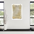 Ceramics Golden Rules Pottery Knowledge Poster (2) Canvas Painting Wall ...