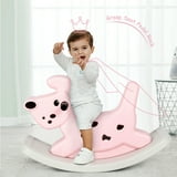 Gymax Baby Kids Animal Rider Rocking Horse Chair Infant Ride Toy Pink ...