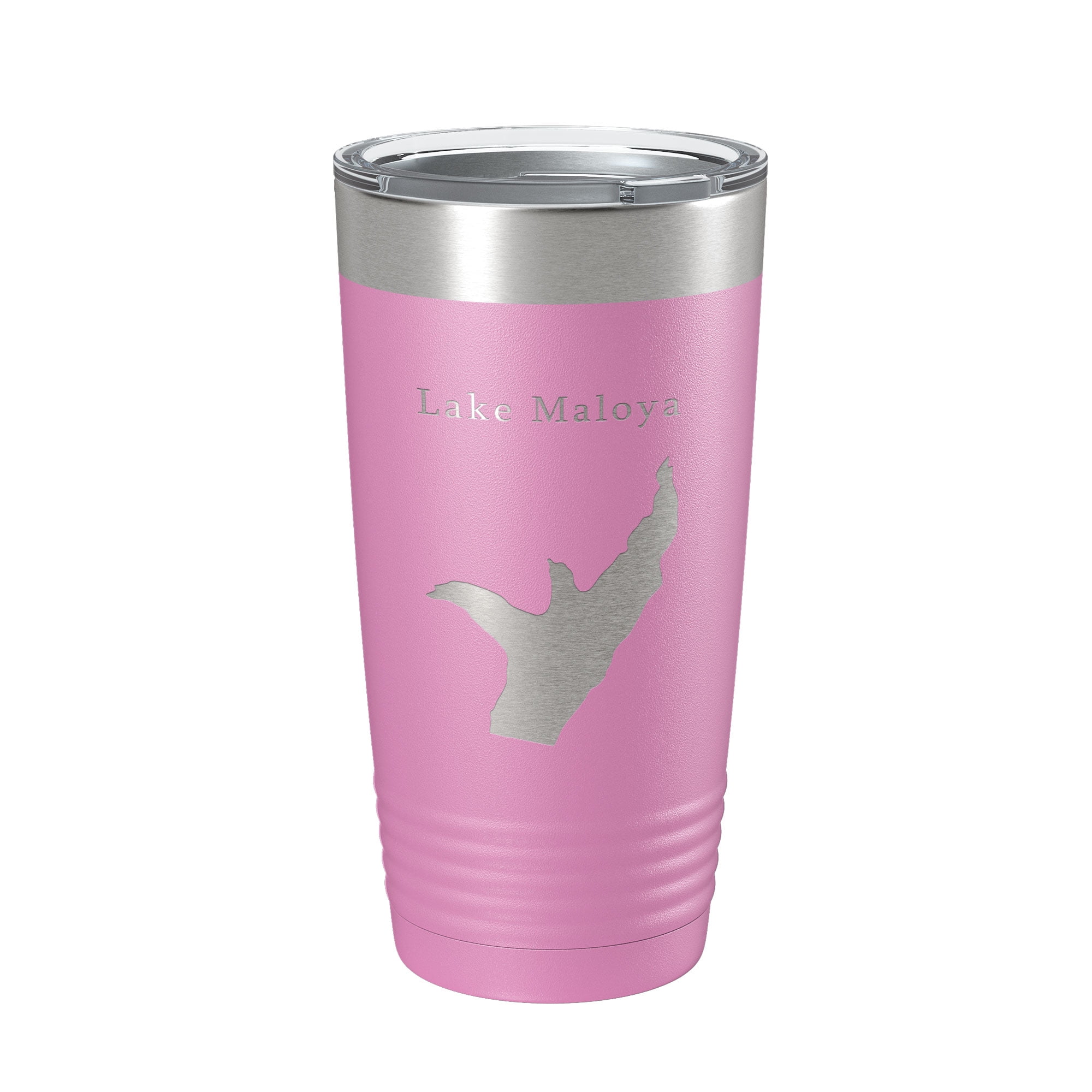 Lake Maloya Map Tumbler Travel Mug Insulated Laser Engraved Coffee Cup ...