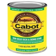 Cabot Solid Color Oil Low VOC Solid Tintable Neutral Base Oil-Based ...