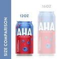 AHA Flavored Sparkling Water Drink, Blueberry Pomegranate, 12 fl oz, 8 Cans - Walmart.com