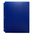 Basics Plastic 3 Hole Punch Folders With 2 Pockets 8.5 X 11 Inches ... Basics Plastic 3 Hole Punch Folders With 2 Pockets 8.5 X 11 Inches ...