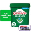 Cascade Complete Pods, Action Pacs Dishwasher Detergent, Lemon, 59 Ct ...
