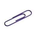 JAM Paper Jumbo Paper Clips, Purple, 75/Pack, Large - Walmart.com
